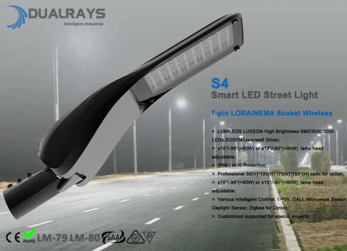 Dualrays S4 Series 150W Multiple Beam Angle Outdoor LED Street Lights ...